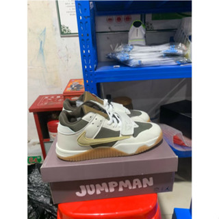 2024New Travis Scott x Air Jordan 2 Retro Low White brown red Jumpman ...