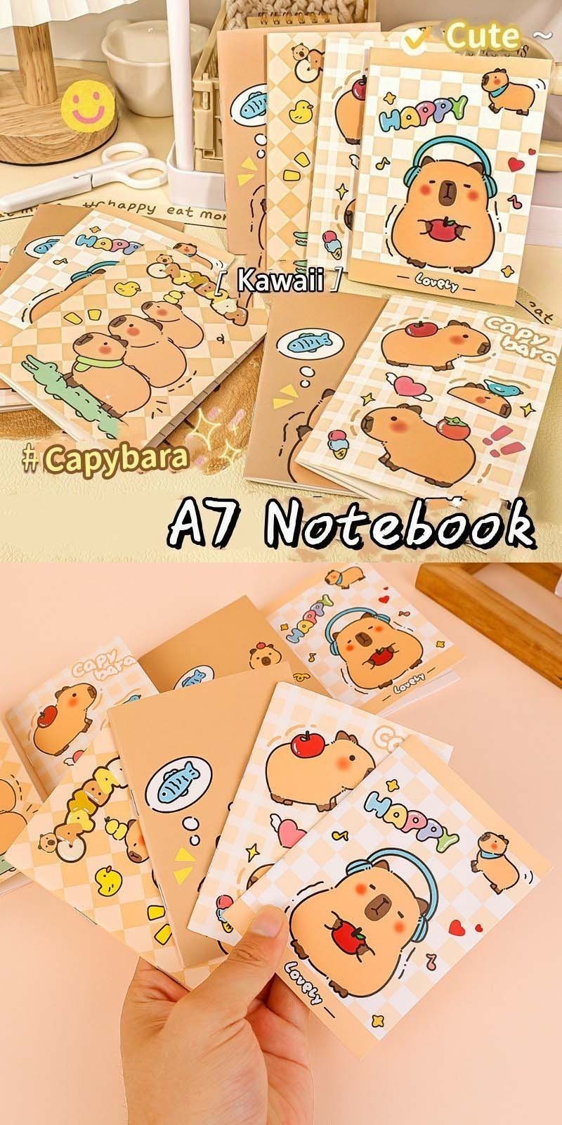 Labubu A5 Notebook - 18 Sheets Horizontal Line Pages - Cute Cartoon ...