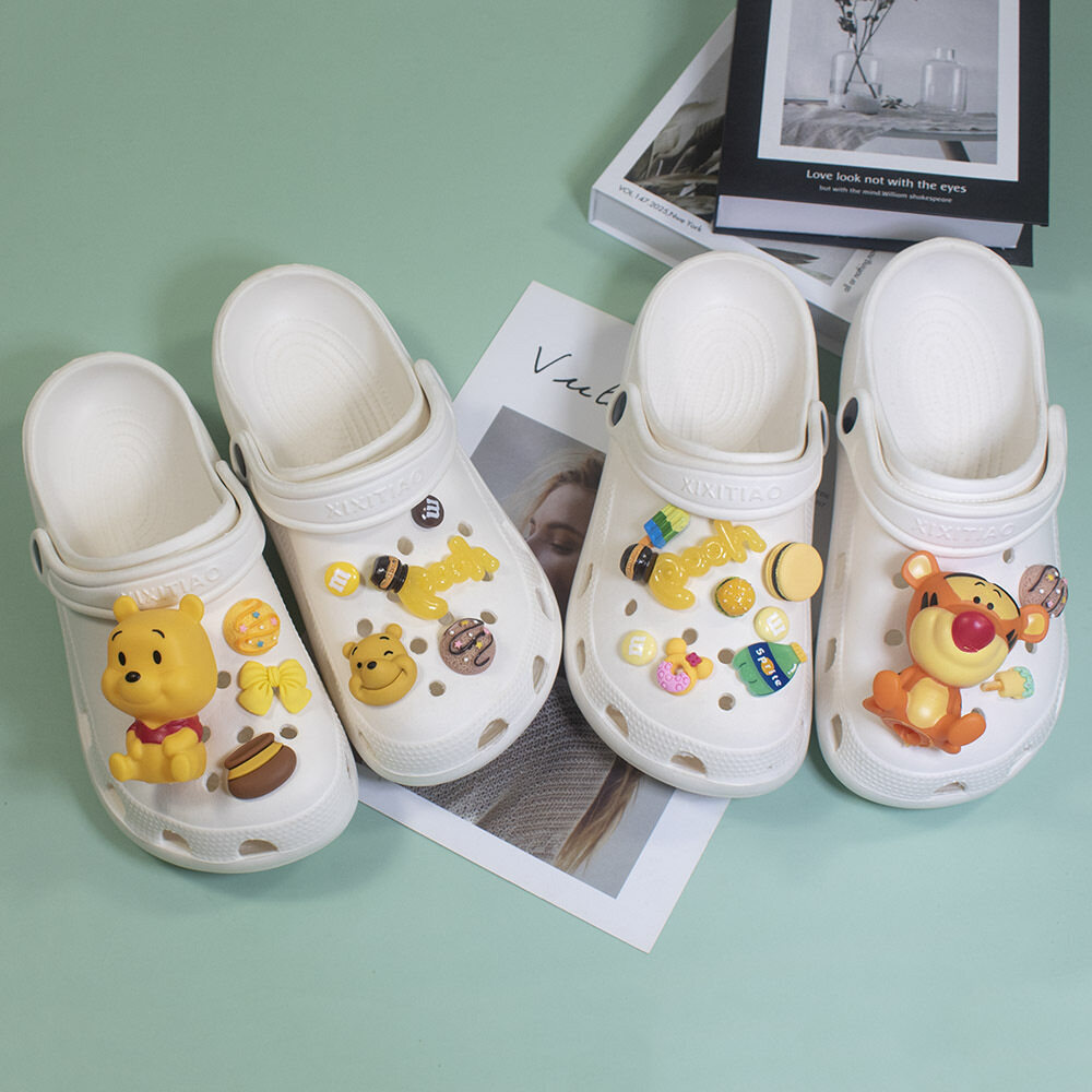 Crocs Jibbitz Charms Large 3D Winnie Pooh Tigger Doll Cartoon Shoe ...