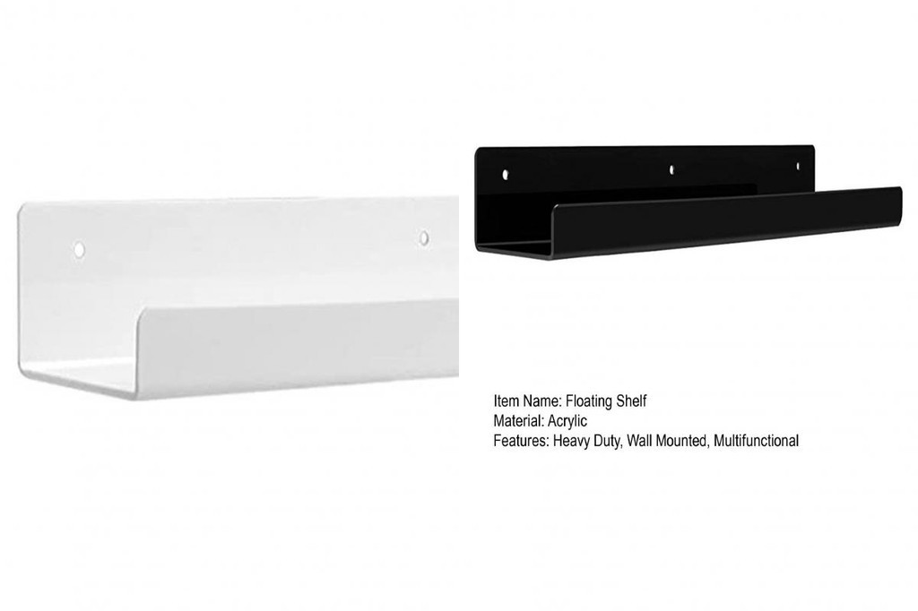 (VIP) Durable Floating Shelf Premium Acrylic Floating Shelf for Home ...