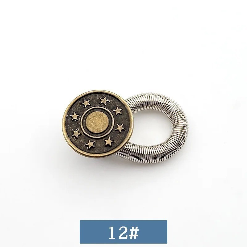 Detachable Jeans Waist Adjustment Buckle Metal Button Extender For DIY ...