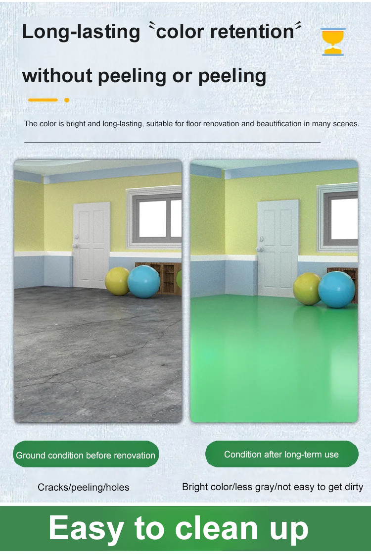 Hot Sale Dustproof Anti Static Gold Silk Waterproof Epoxy Floor Paint
