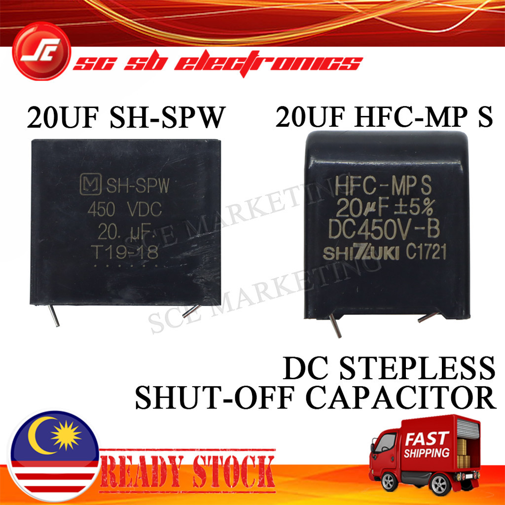 20uf SH-SPW HFC-MPS 450VDC 20UF DAIKIN INVERTER / AIR CONDITIONER / DC ...