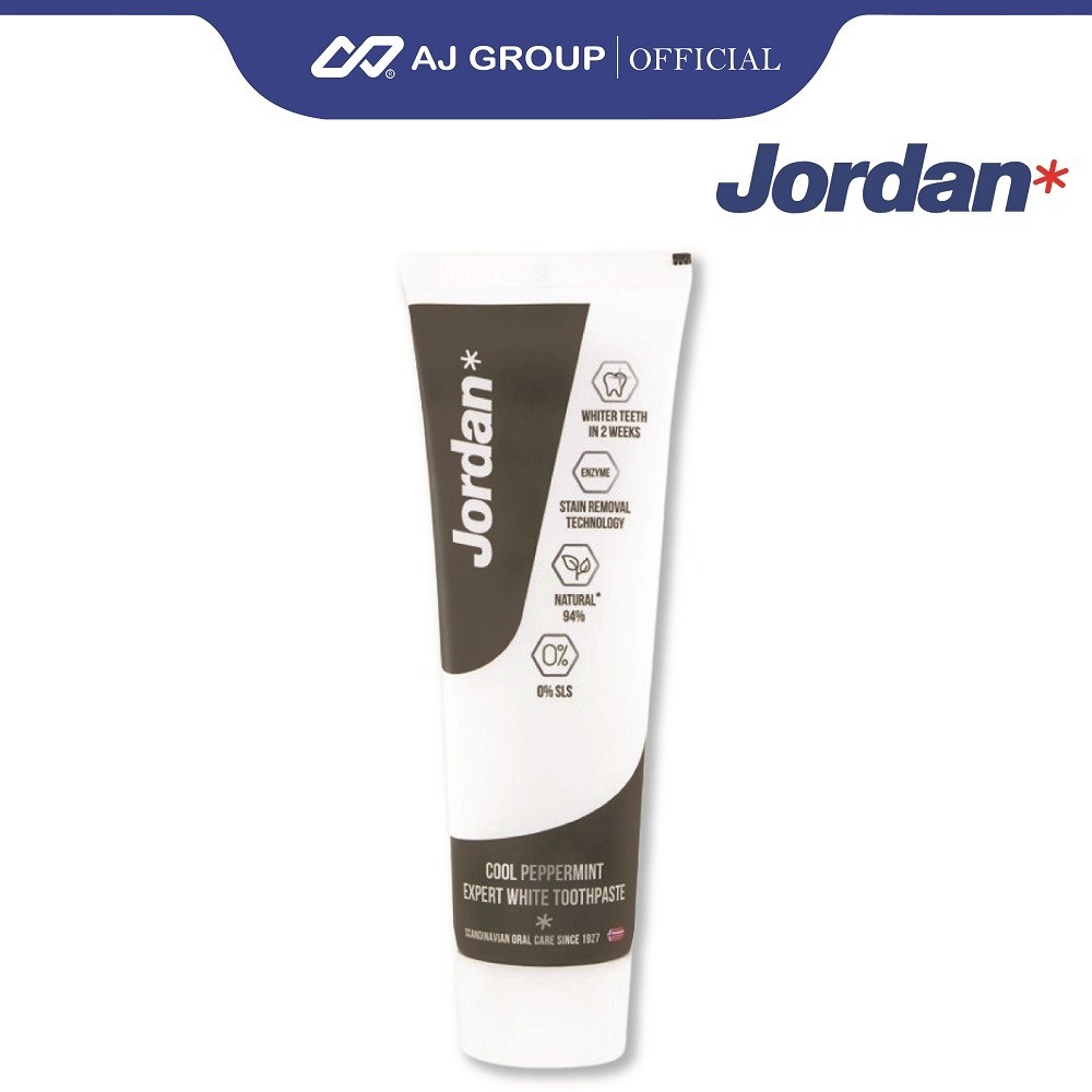 JORDAN Cool Peppermint Expert White Toothpaste (100g) | Shopee Malaysia