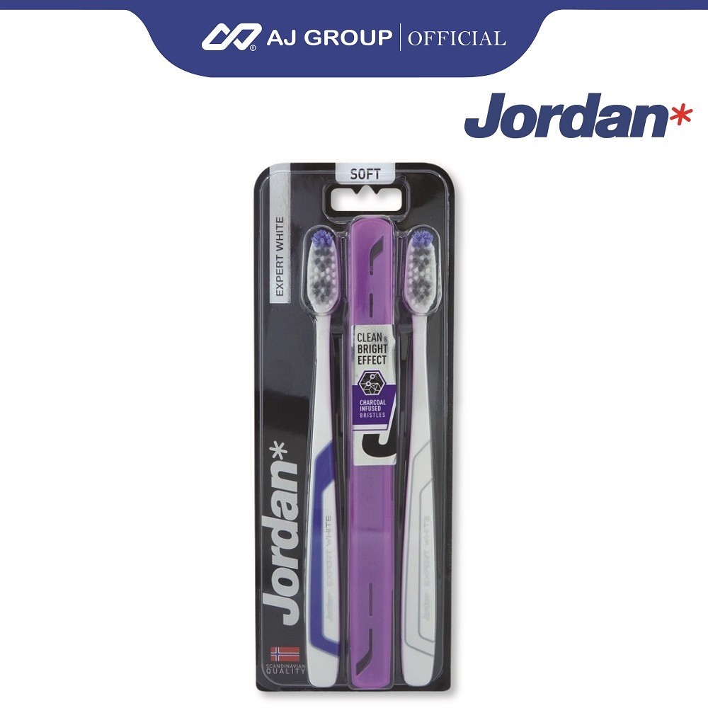 JORDAN Expert White Soft Toothbrush (2's) | Shopee Malaysia