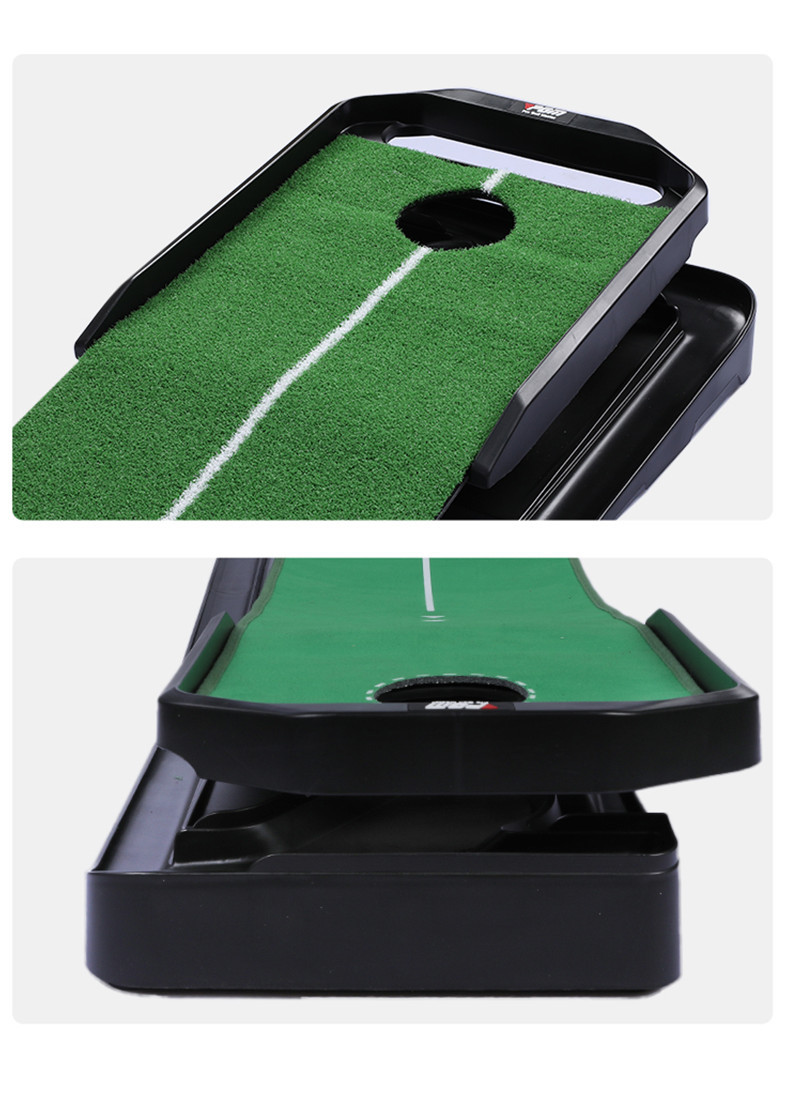 PGM Adjustable slope mini golf putting mat automatic ball return design ...