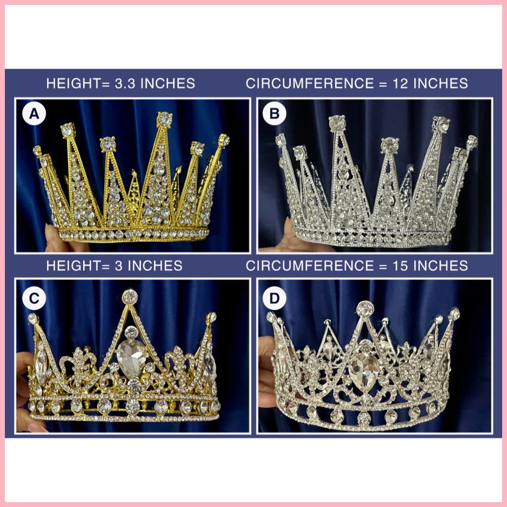 PRINCE ELEGANT PAGEANT CROWN SILVER | PRINCE CROWNS FOR PAGEANT PARTY ...
