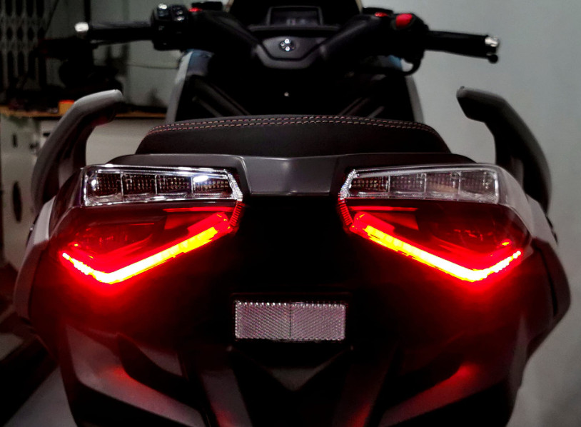 Yamaha XMAX 250 Smoke tail lamp cover NEMO MIKA lamp cover Lampu Smoke ...