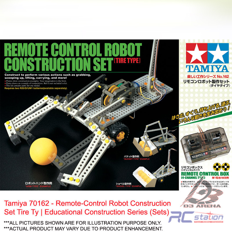 Tamiya STEM #70162 - Remote-Control Robot Construction Set Tire Ty | Educational Construction ...