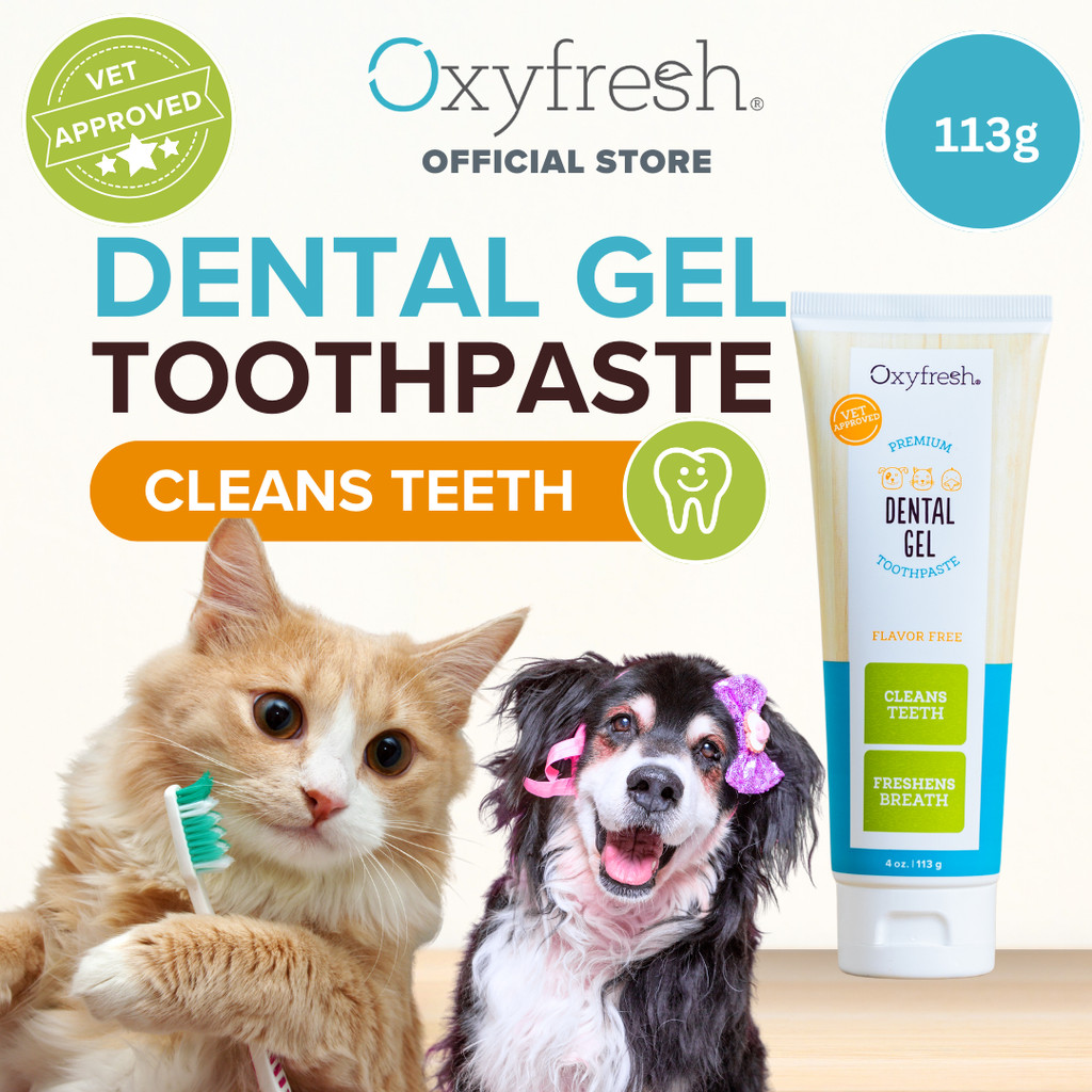 Oxyfresh® Pet Dental Gel - Cat Toothpaste, Dog Toothpaste, Ulcer | Ubat ...