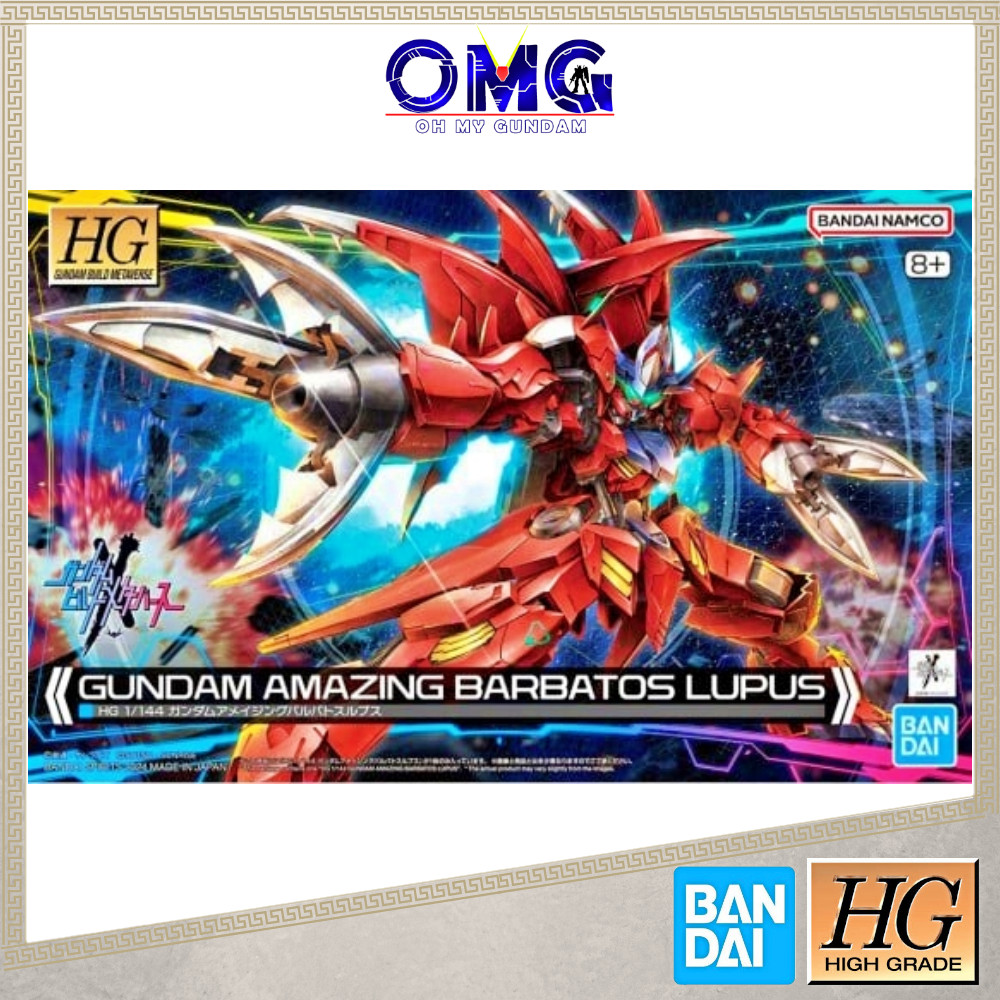Bandai HG 1/144 Gundam Amazing Barbatos Lupus 66699 Amazing Build ...