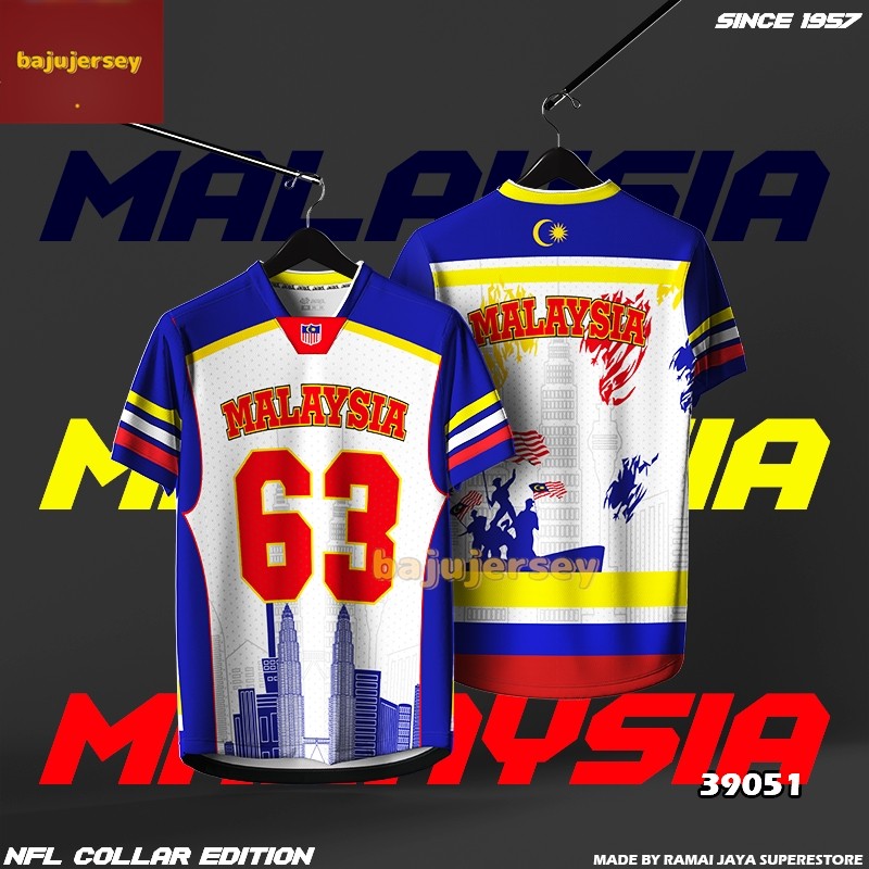 BAJU MALAYSIA CASUAL DESIGN 2024 MERDEKA 1963, HARI MERDEKA 1957 ...