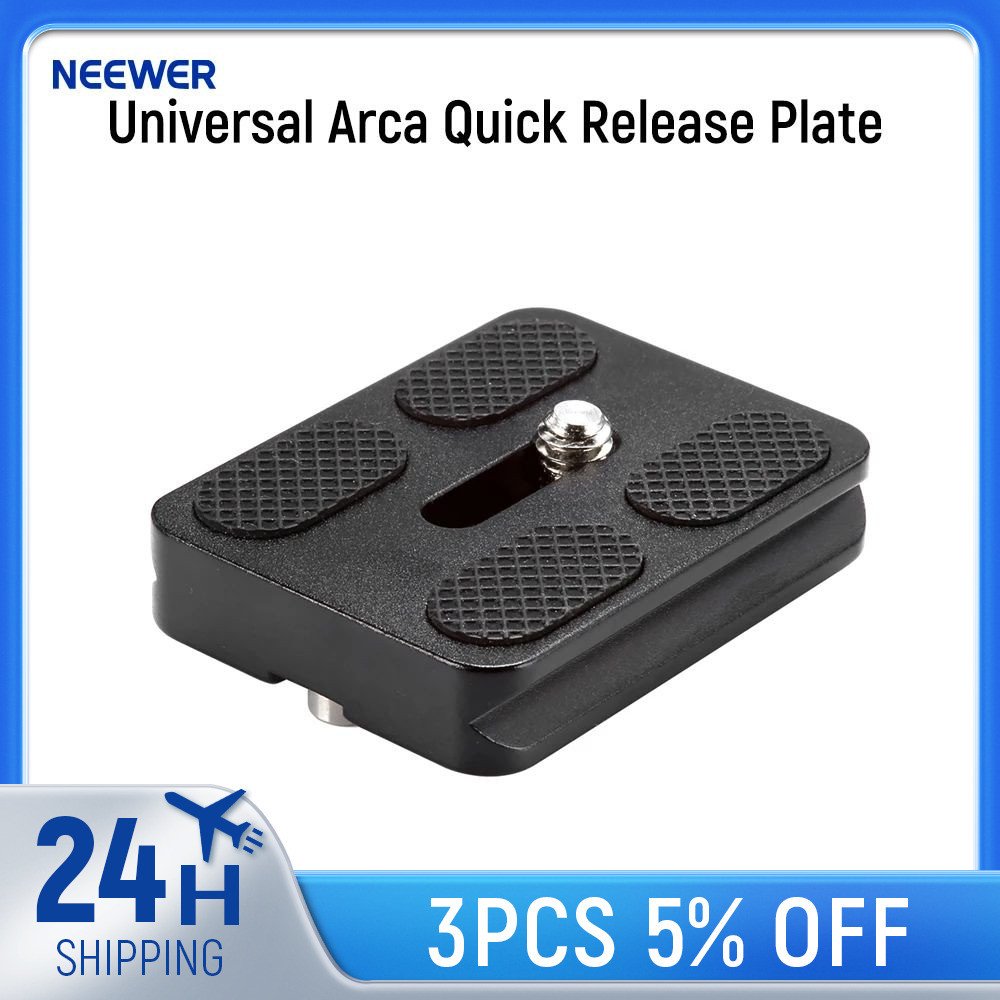 NEEWER Universal Arca Type Quick Release Plate All Metal with 1/4 Inch ...