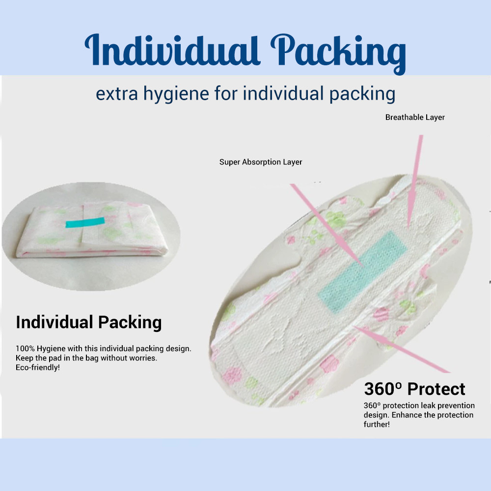 Realeos Panty Liner Pad Maternity Pad Day Night Use Wing Sanitary Pad ...