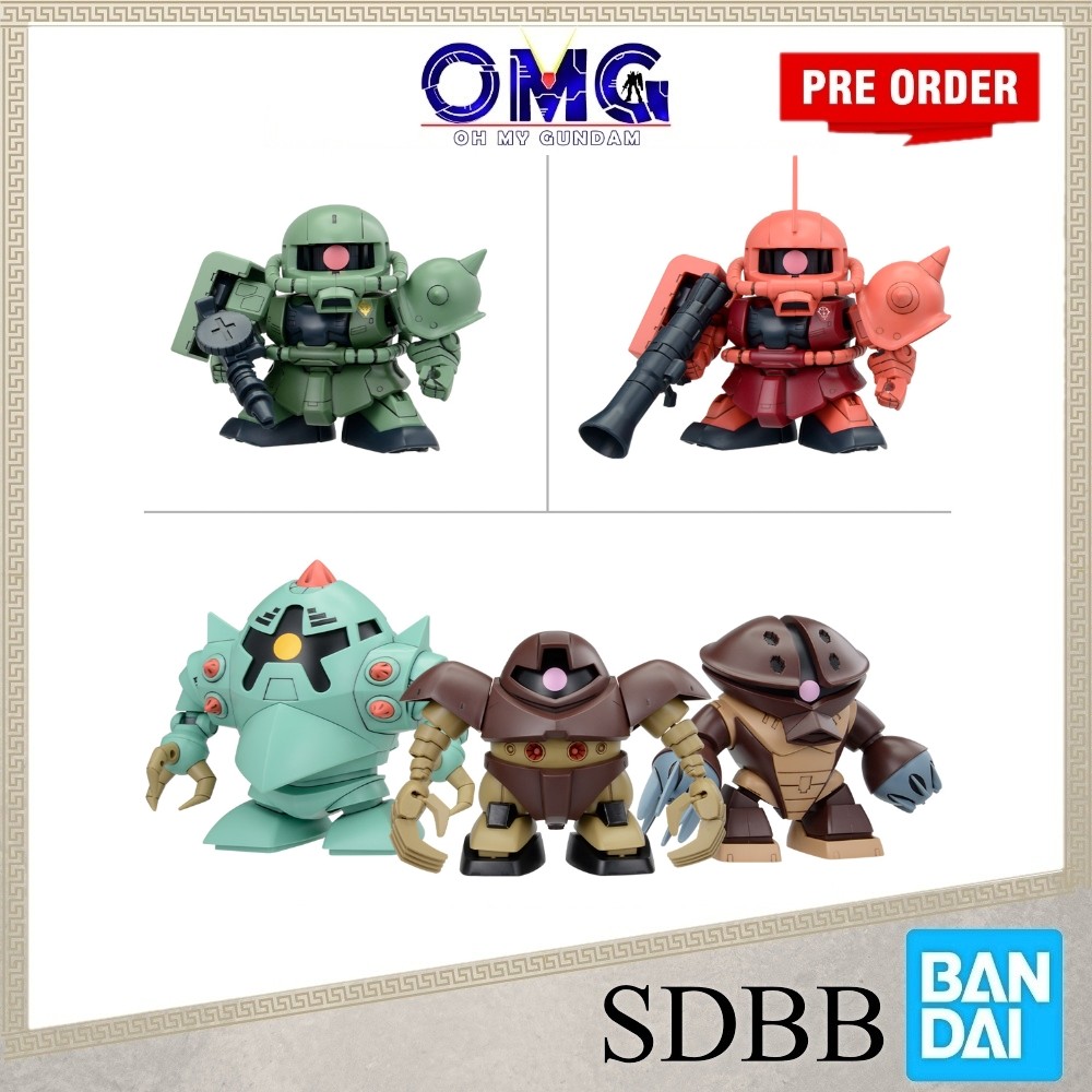 [OMGPO Feb 2025] Bandai SDBB BB Senshi 68331 Gundam Zeon Principality ...