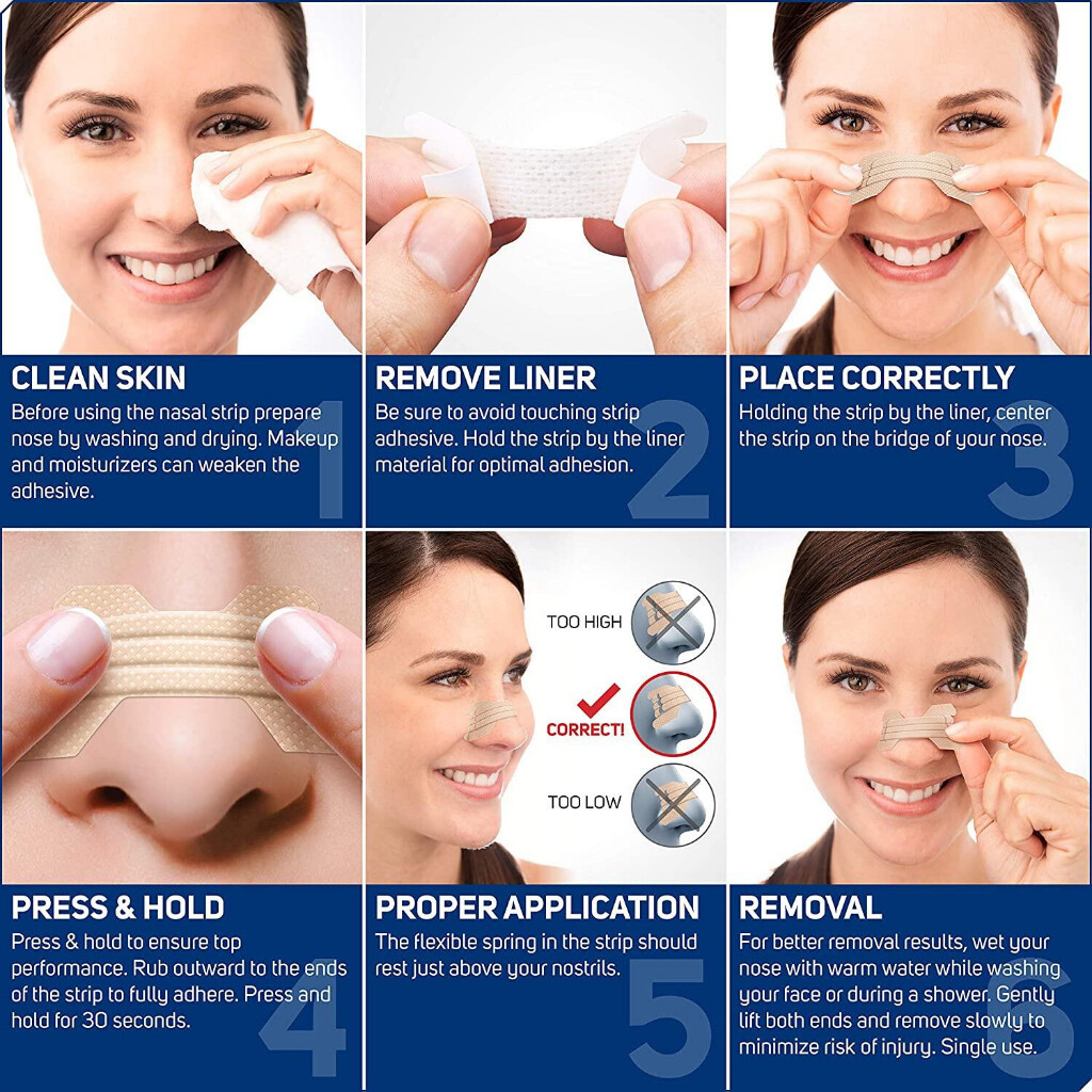 Breathe Well Pelekat Hidung Tersumbat Sinus Nasal Strips Stop Snoring ...