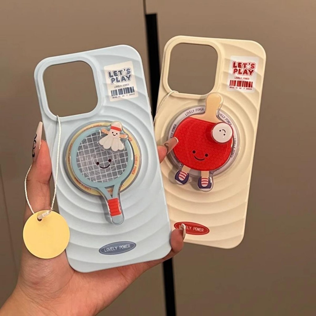 Jelly Cat Ins Spinning Magnetic Holder + Phone Case for iPhone 16 11 15 ...