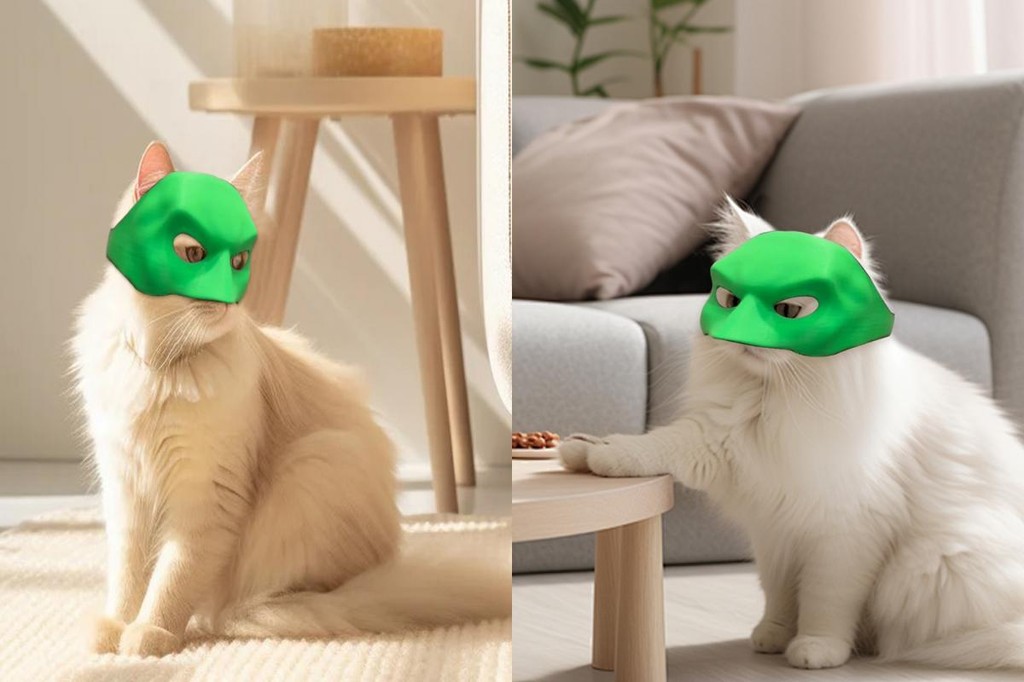 ARI Stylish Cat Headgear Pet Costume Accessory Cat Avenger Cosplay Hat ...