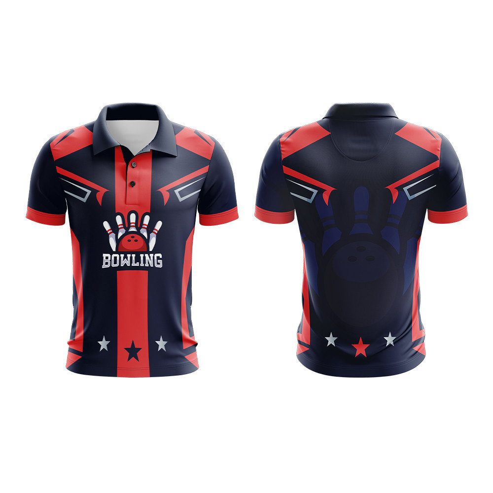 Midnight Bowlers Baju Bowling Jersey Custom Name Bowling Polo Viral ...