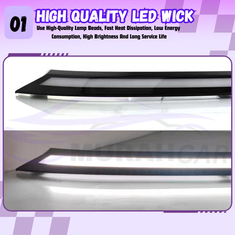 Chery omoda 5 Front bonnet bodykit DRL day time running LED light fog ...