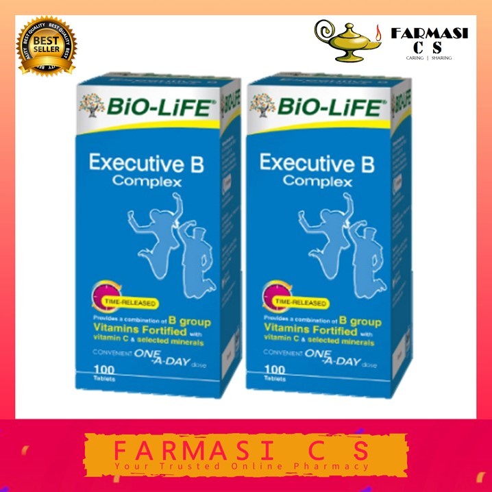 Bio-Life Executive B Complex 100s x 2 (TWIN) EXP:11/2025 [ Bio Life ...