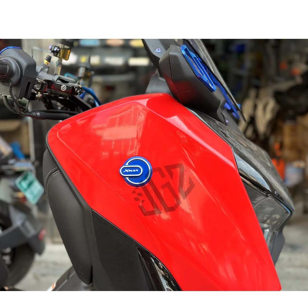 For YAMAHA XMAX v2 XMAX300 2023 2024 Motorcycle CNC Side Emblem Sticker ...