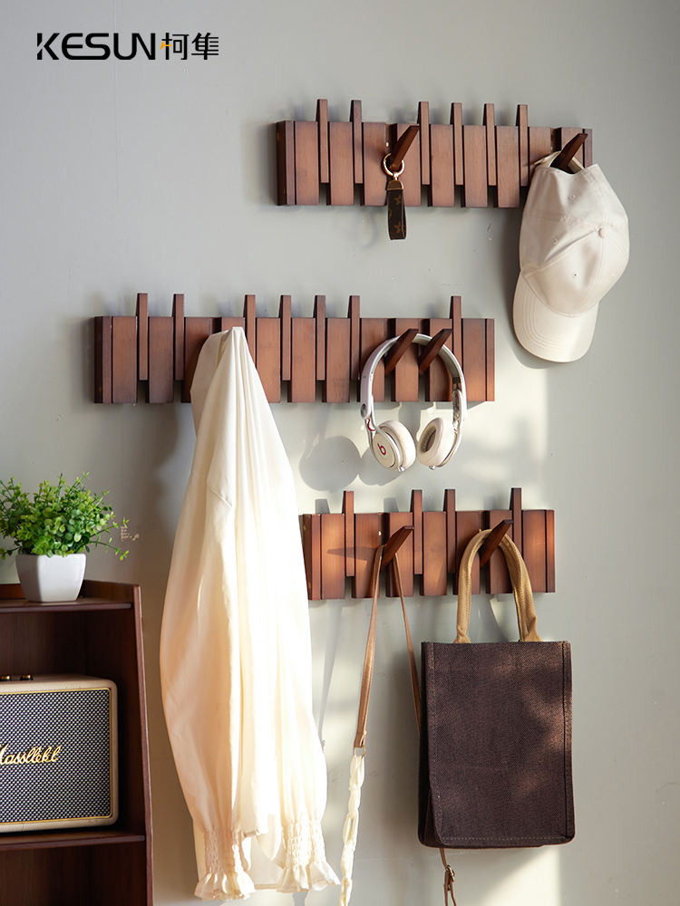 Entrance Porch Clothes Hook Without Punching Piano Key Clothes Hanger ...