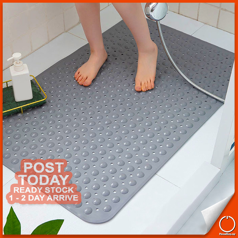 𝐀𝐍𝐓𝐈-𝐒𝐋𝐈𝐏 Bathtub Shower Mat Bathroom Toilet Bath Floor Rug Pad ...
