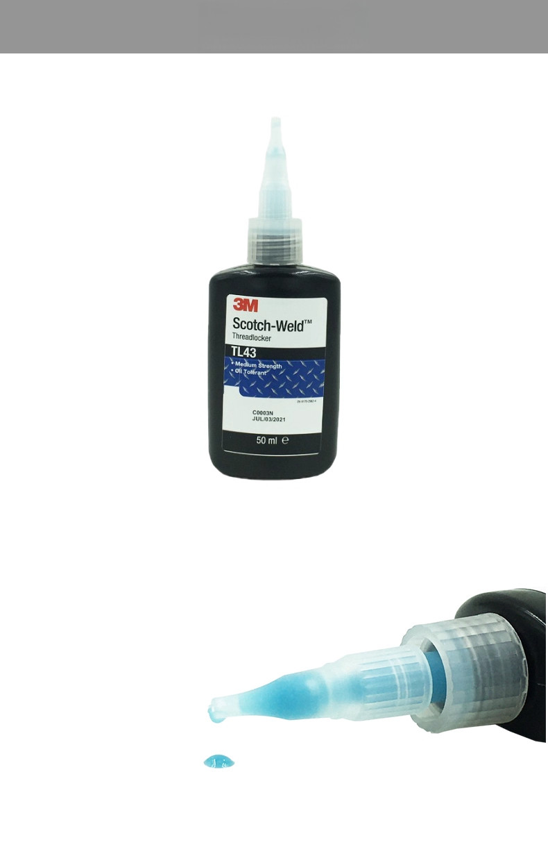 3M TL43 Thread Locking Adhesive, Anti-Dropping Sealant, Anaerobic ...