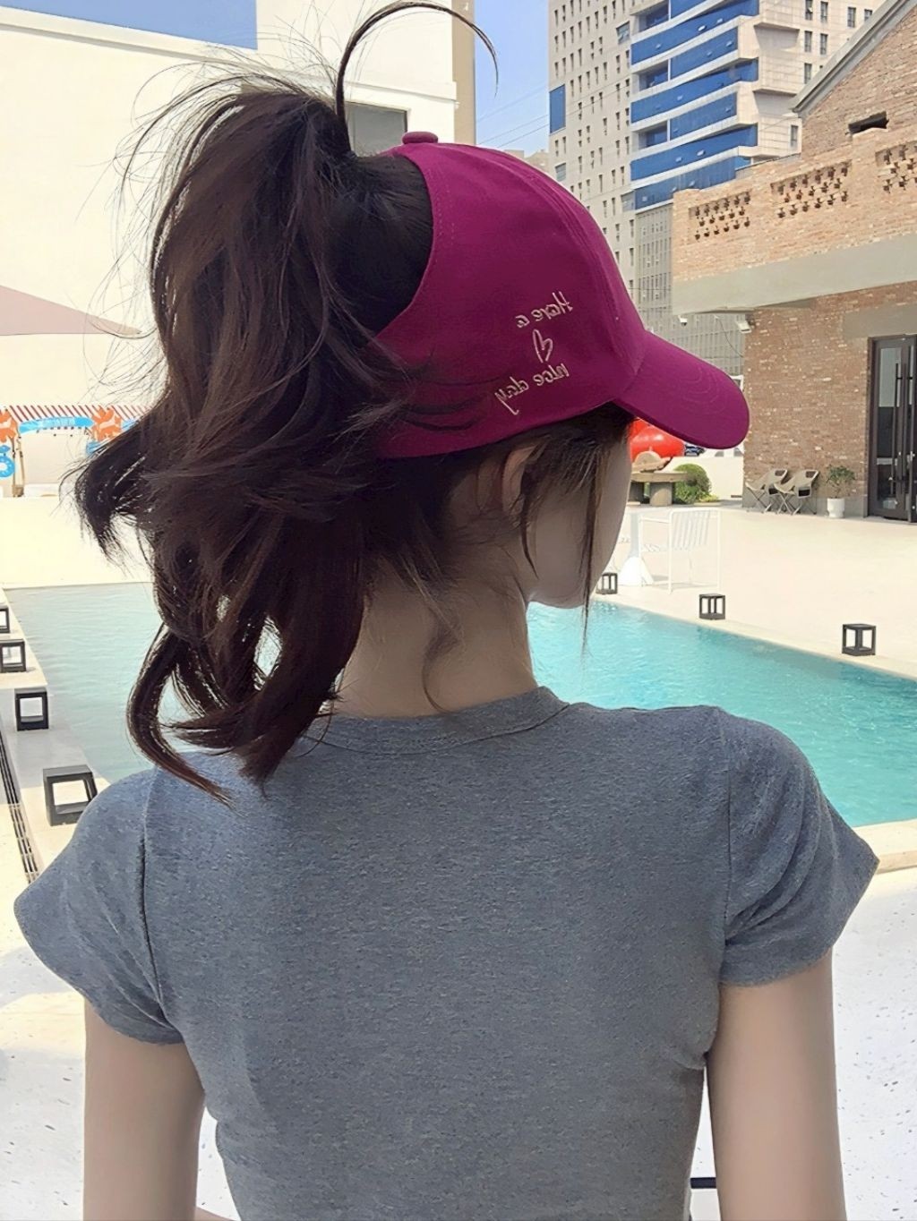 PUDDING Fashion Cap Outdoor Travel Sunproof Pastel Color Comfortable ...