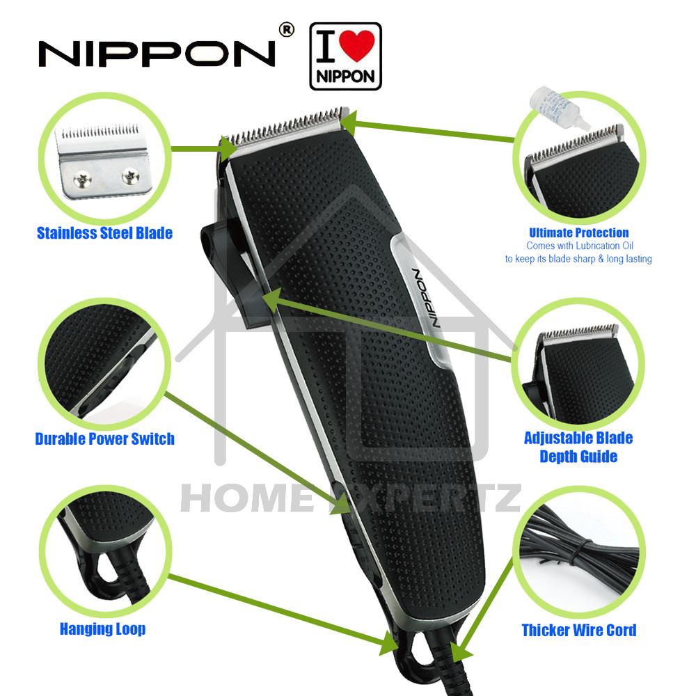 NIPPON PROFESSIONAL HAIR CLIPPER HAIR TRIMMER HAIR CUTTING MACHINE ...