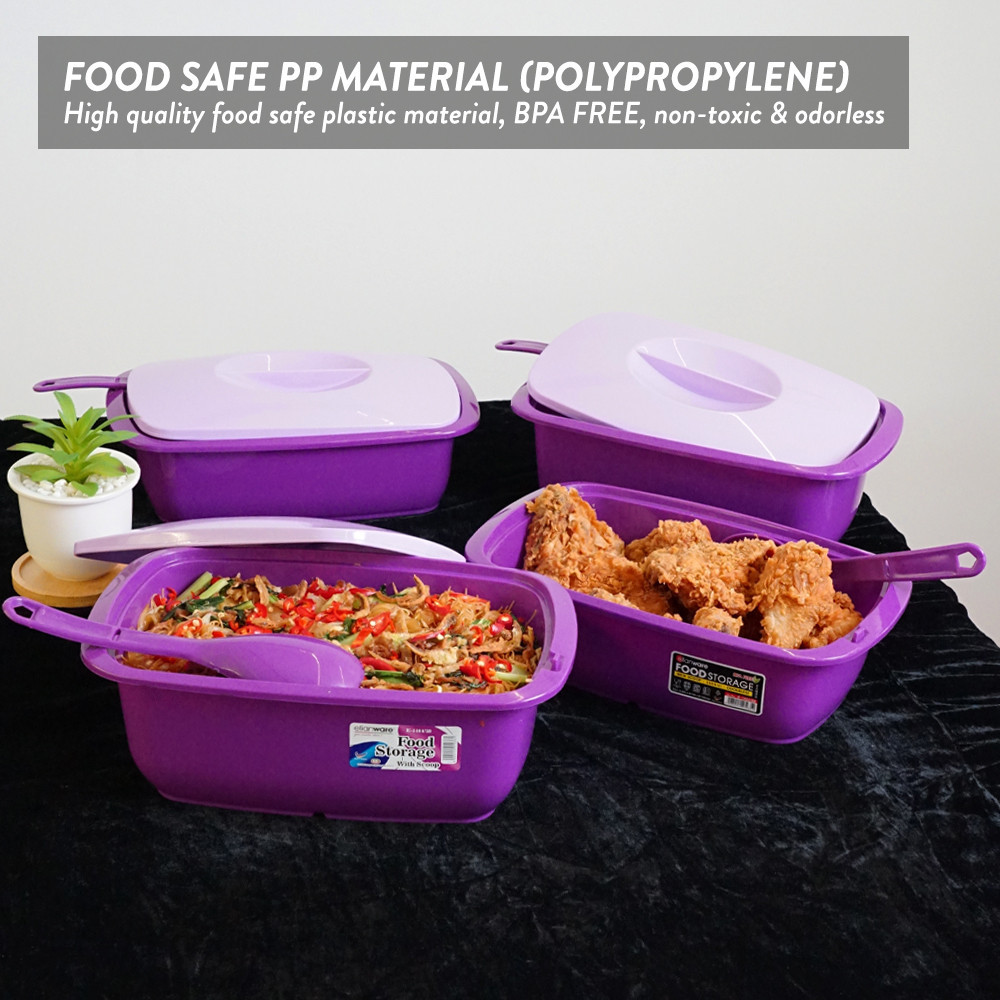 Elianware 2.6Ltr & 3.4Ltr Bekas Makanan Party Buffet Tray Set Bekas ...