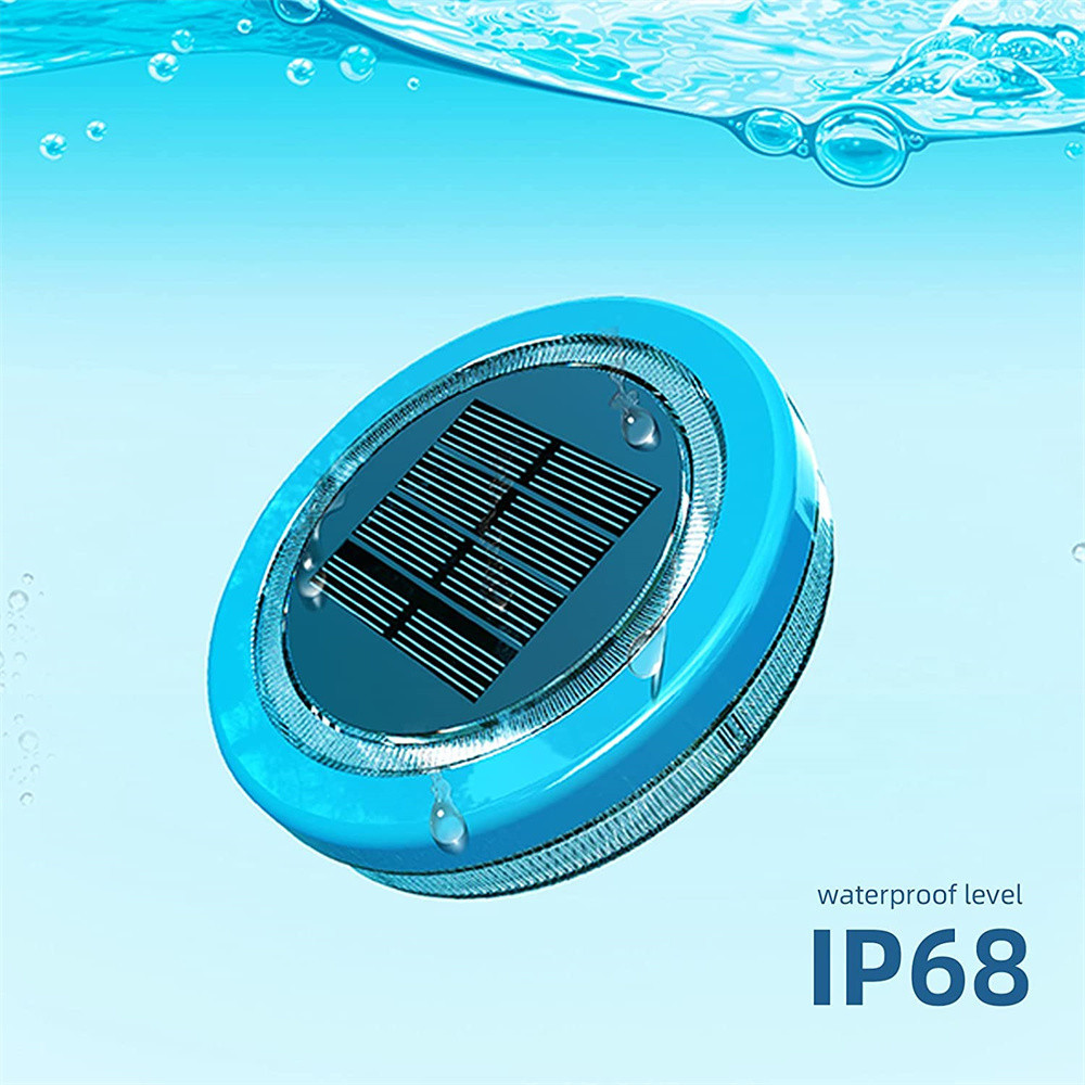 Solar LED Pool Lights Floating Waterproof Pond lights Underwater ...
