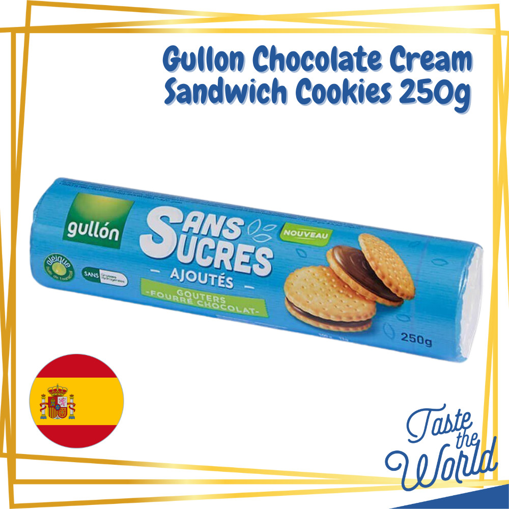 Gullon Choco Cream Biscuit 250g Euro Version Shopee Malaysia