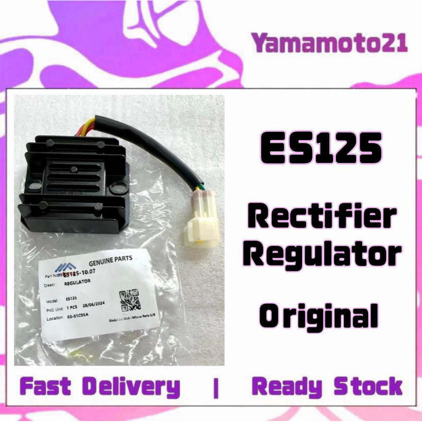 WMOTO ES125 ES 125 Rectifier & Regulator Local & Original ES125-10.07 ...