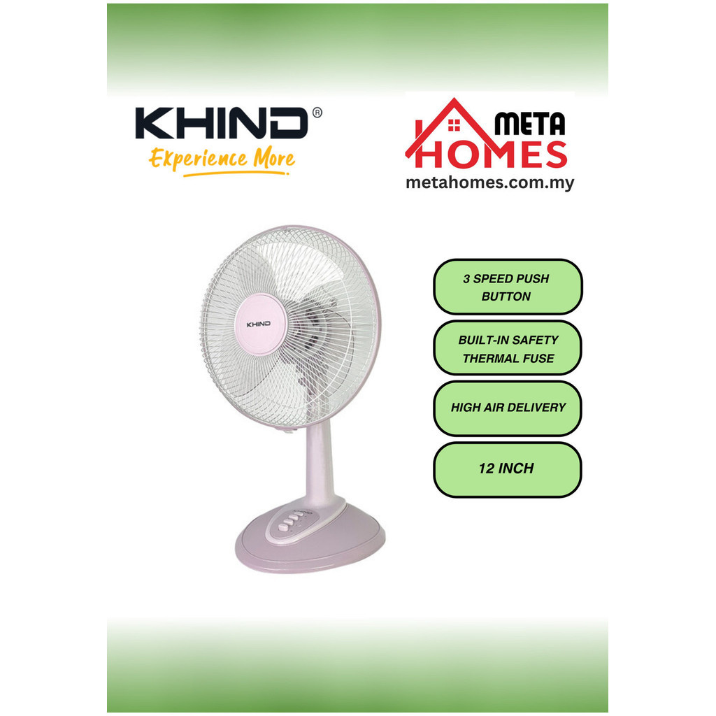 Khind 12Inch Table Fan TF1210SE | Shopee Malaysia