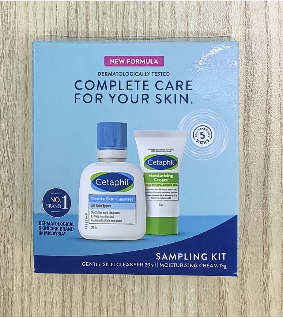 Cetaphil Trial Kit - Cleanser 29ml + Moisturising Cream 15g (Exp: Aug ...