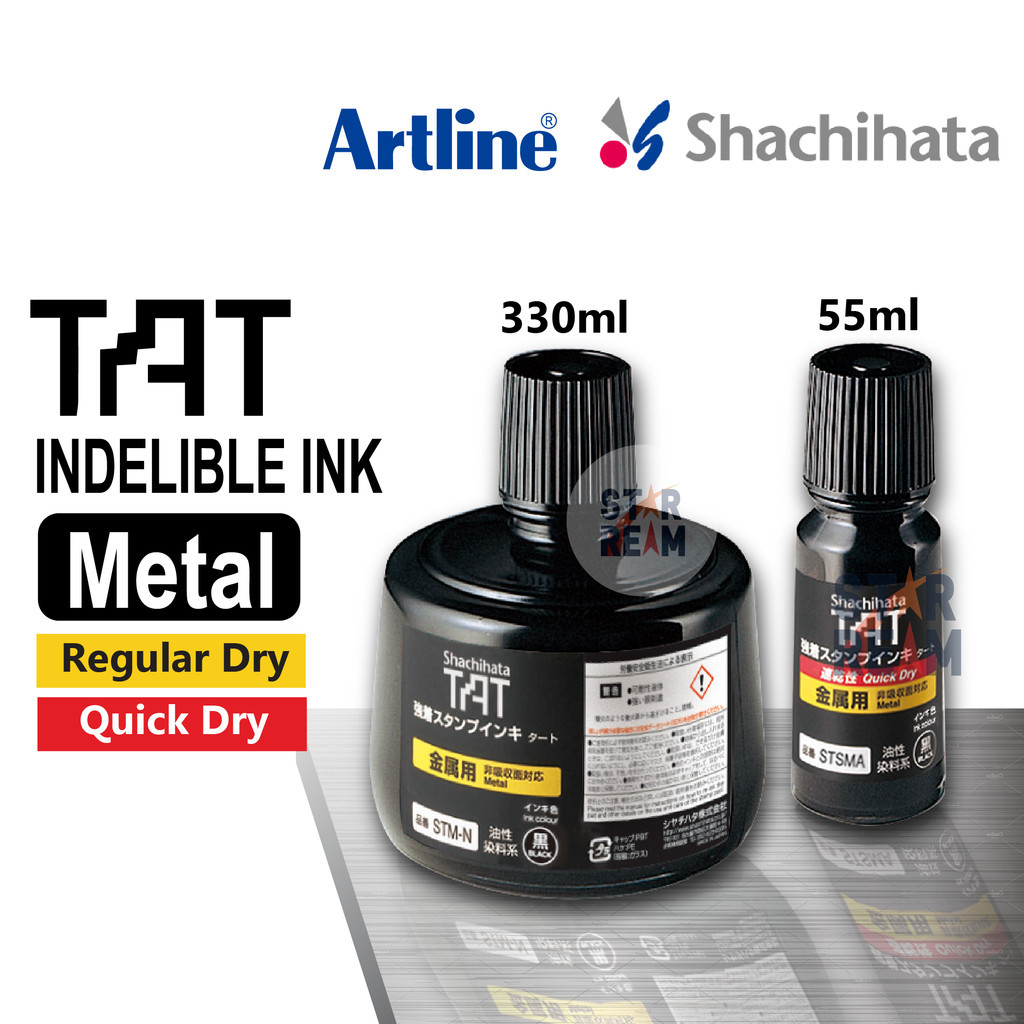 [Ready Stock] Artline Shachihata TAT Metal Refill Ink (STM, STSMA ...