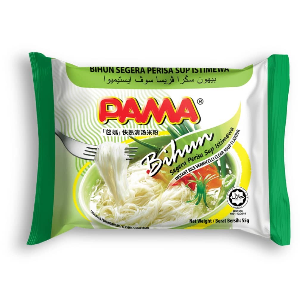 Pama Bihun Segera Perasa Sup Istimewa 55g x 5pkt (Instant Rice Vermicelli Clear Soup Flavour ...