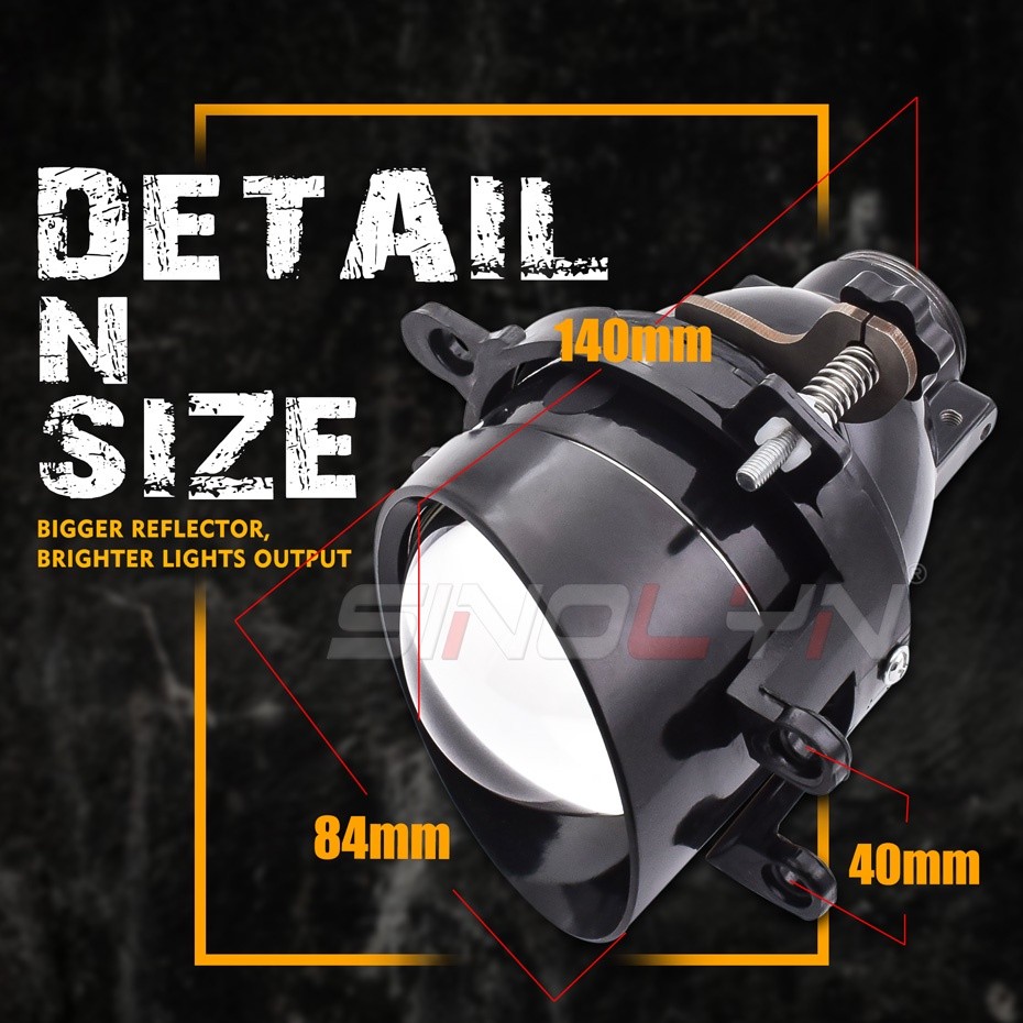 HID Bixenon Projector Lens Fog Lamp Spot Light H11 For Myvi lagi best ...