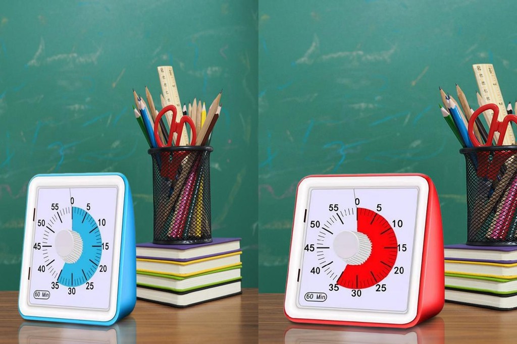 PA| Kitchen Timer for Meetings Easy-to-understand Timer Silent Magnetic ...
