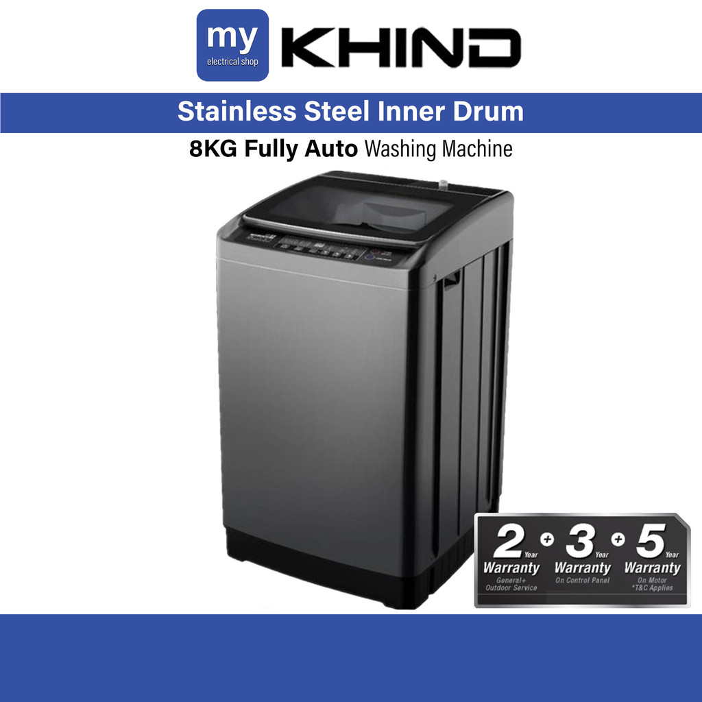 Khind 8KG Fully Auto Washing Machine Top Load Mesin Basuh WM80A ...