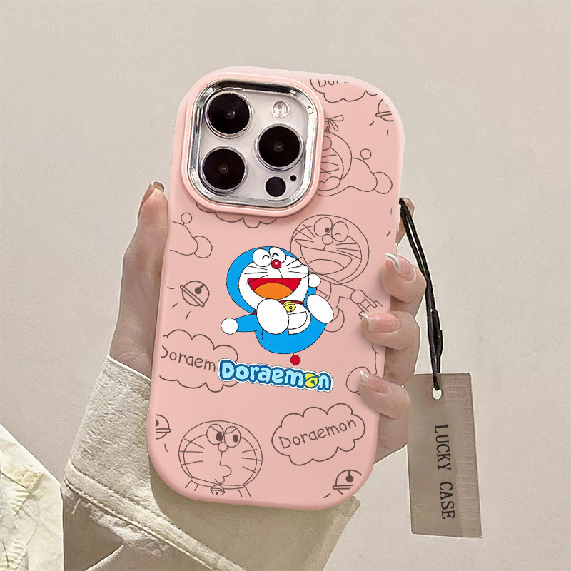 Happy Personality Doraemon Phone Case Compatible IPhone 7/8 Plus 15 14 ...