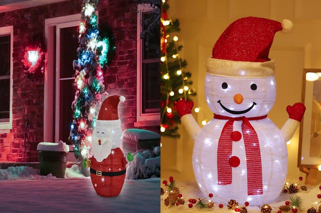 Simple Structure Christmas Decoration Foldable Christmas Decor Festive ...