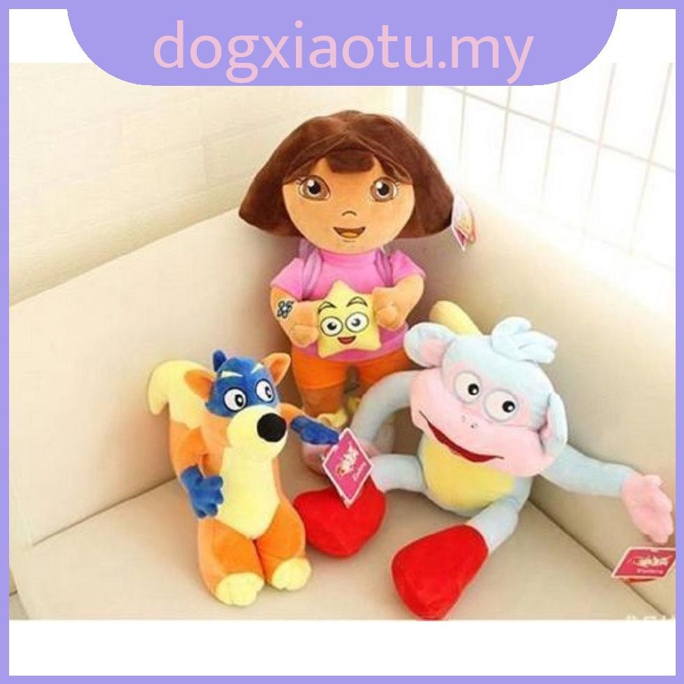 Dora The Explorer Swiper Fox Boots Monkey Backpack Map Kids Plush Toy ...