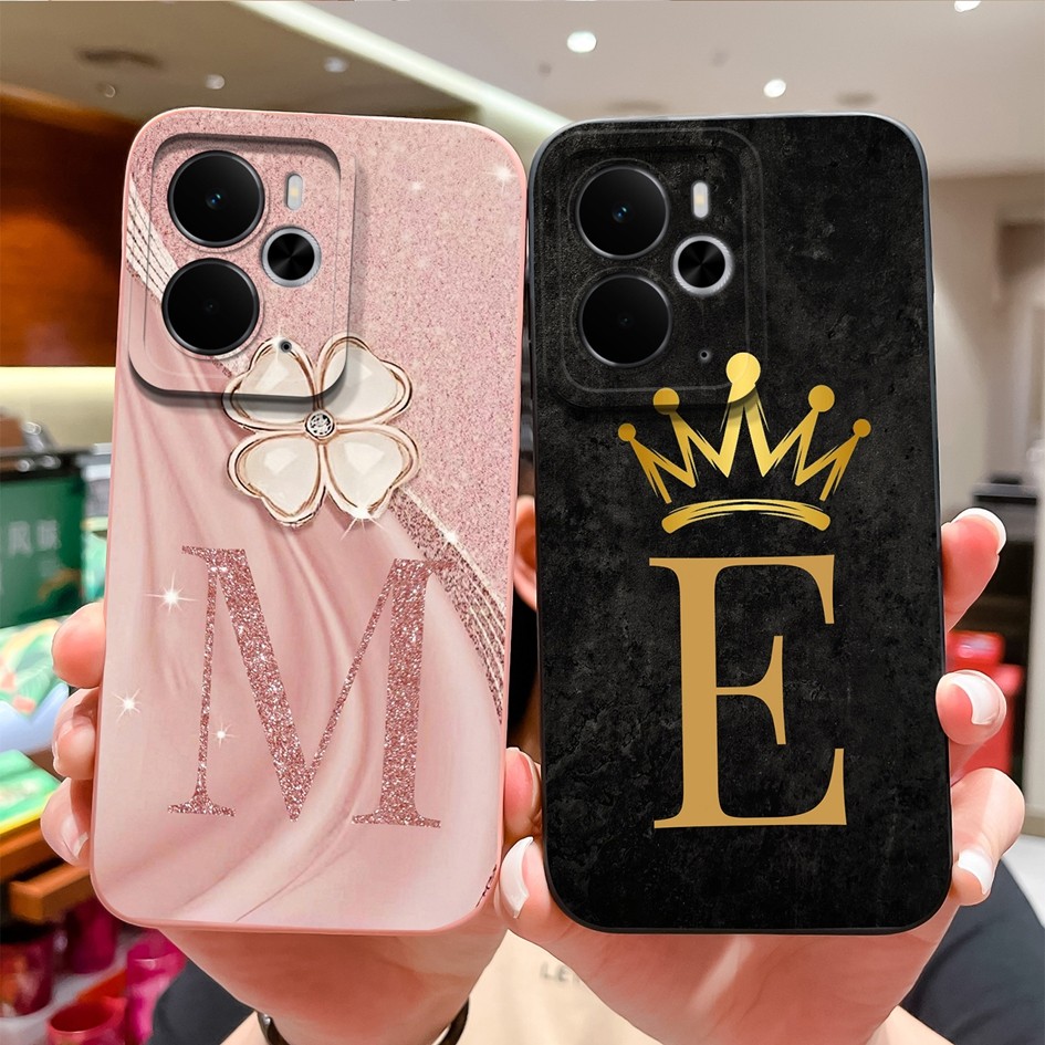 Casing For Realme 14 14T 14X 5G Case Aesthetic Pretty Letters Silicone ...
