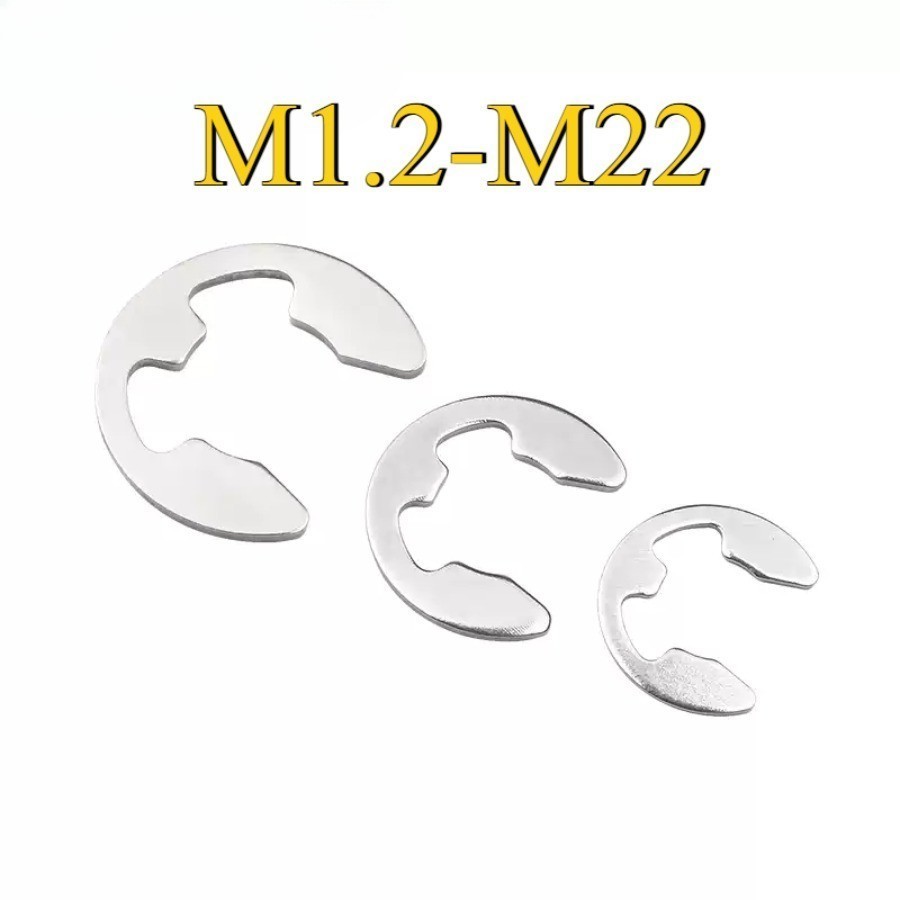 304 Stainless Steel Open Retaining Ring GB896E Type Circlip Opening ...