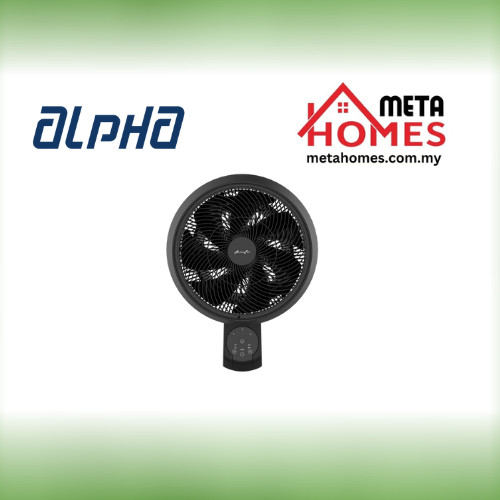 Alpha Fan 7 Blades 3 Speeds Motto Wall Fan (Black) WF60 | Shopee Malaysia
