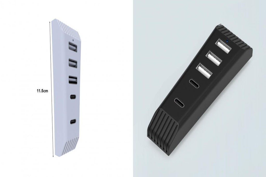 Usb Splitter Hub for Ps5 Slim 5-port Usb Hub for Gaming Setup Ps5 Slim ...
