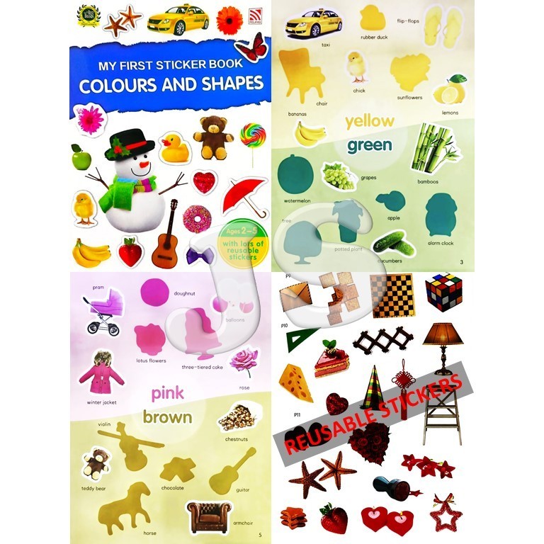 MY FIRST STICKER BOOK | MY FIRST MATHS STICKER ACTIVITY BOOK 1 2 3 ...